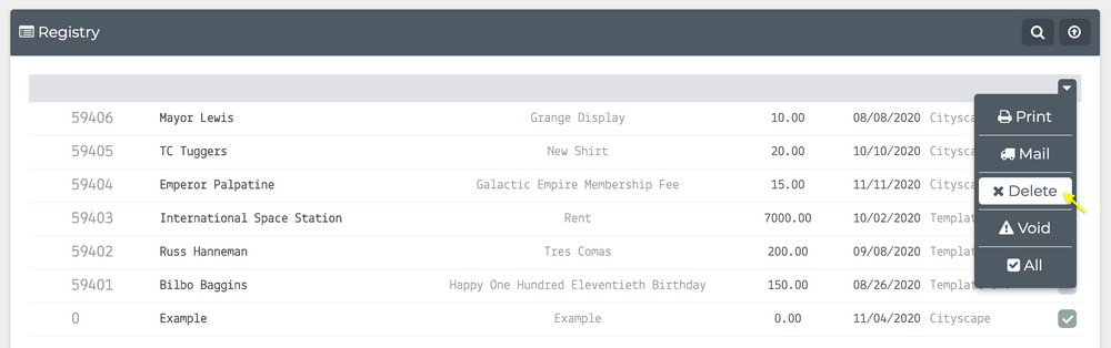 How to Delete a Check from Your Checkeeper Registry