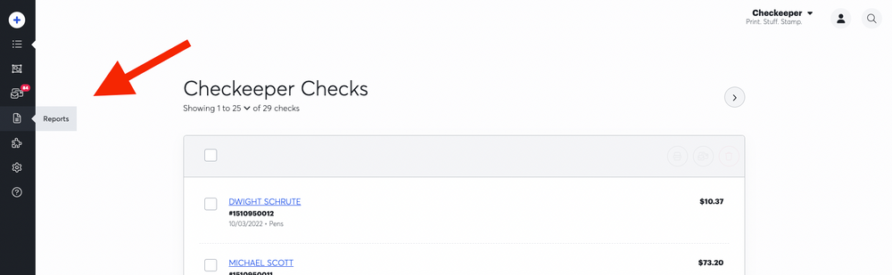Accessing Your Check History