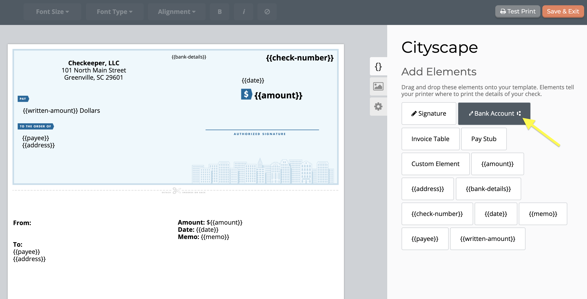 How to Add Your Bank Information to a Check