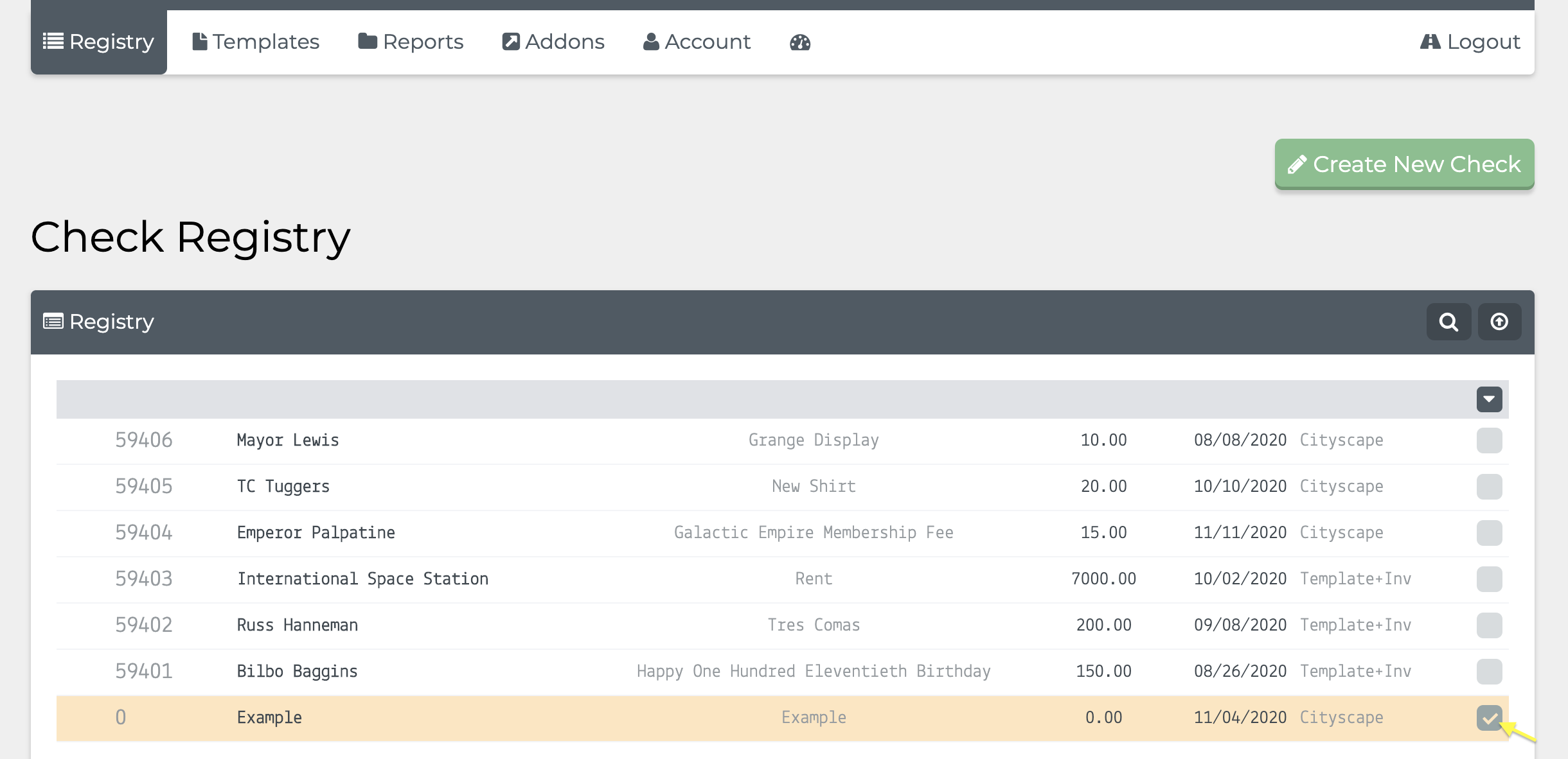 How to Delete a Check from Your Checkeeper Registry