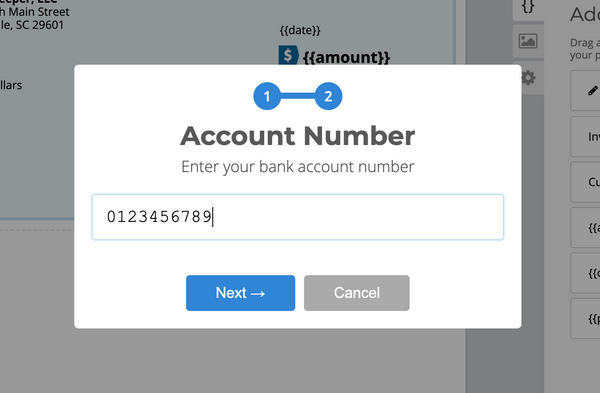 How to Add Your Bank Information to a Check
